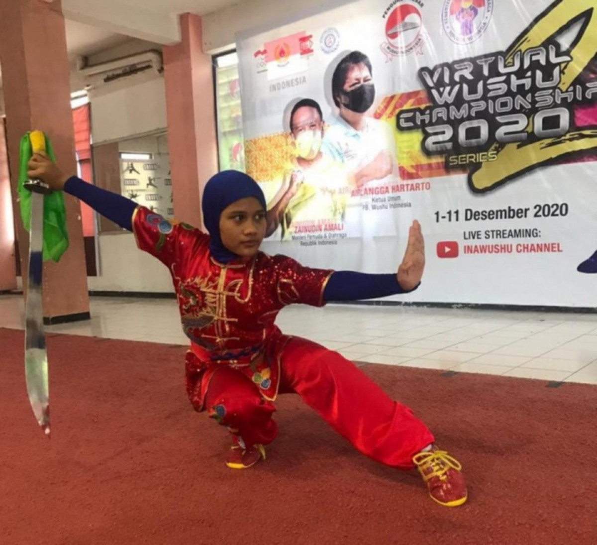 Gadis 13 Tahun Asal Surabaya Juara di Wushu Taolu Competition 2021 - SekolahNews.com